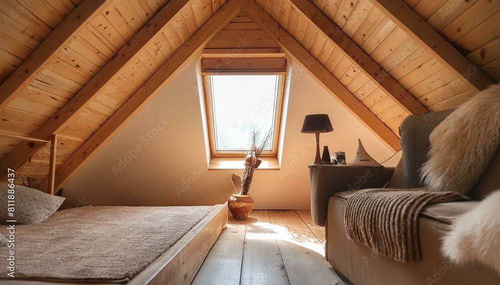 Warm and modern converted attic with the charm of the old, very bright ...