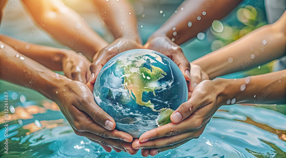 Save the earth, ecology of the earth, environmental theme, template for ...