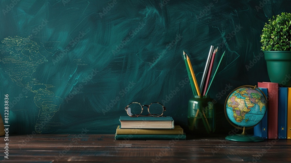 Academic Rejuvenation: Concept of Returning to School with Earth Globe ...