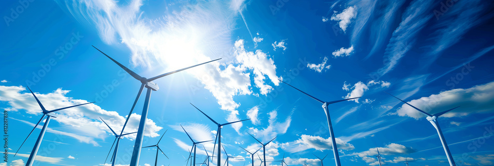 Harnessing wind energy through turbines positioned strategically based ...