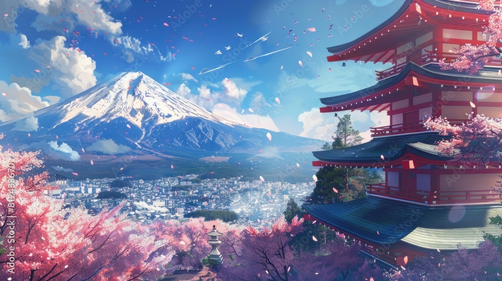 beauty of Japan's natural wonders as you behold the breathtaking sight ...