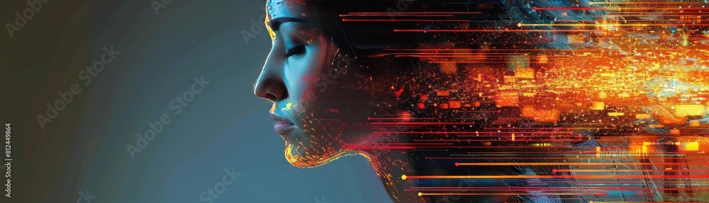 Supervised learning process, side view, data labeling in action ...