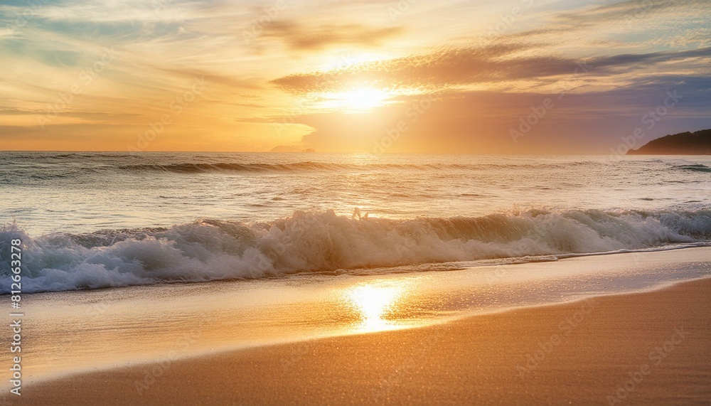 sense of tranquility with images of serene beach scenes, gentle waves ...