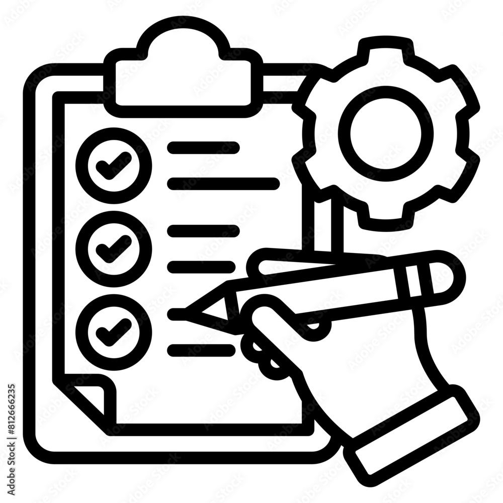 Corrective Action Icons For Design Elements Stock Vector | Adobe Stock