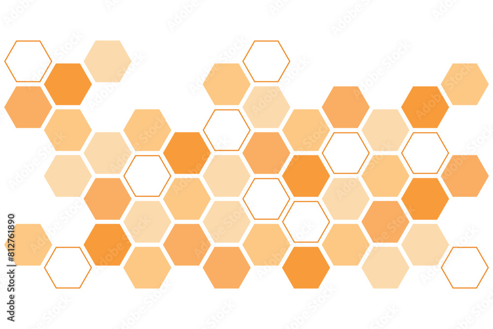 Vector de Stock Honeycomb abstract artwork, beehive pattern for ...