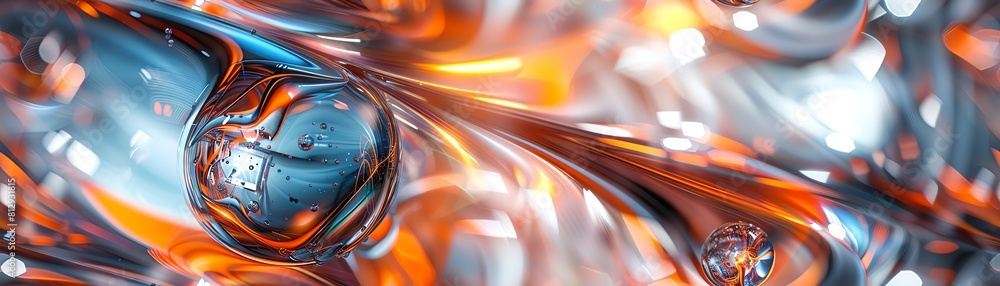 Showcase the intersection of advanced CG 3D effects and surreal ...