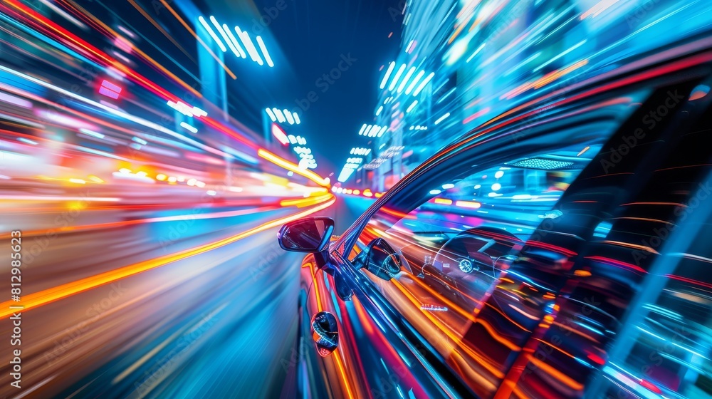 iot smart automotive Driverless car with artificial intelligence ...