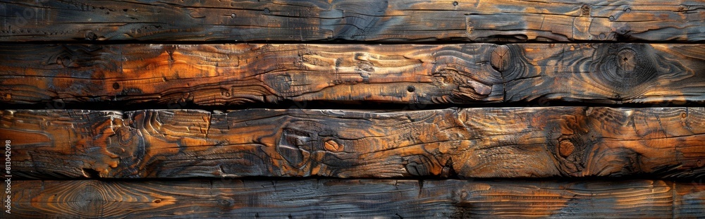 Old brown rustic dark grunge wood wall or floor or table texture ...