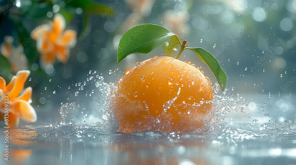 The tactile experience of squeezing a mango portrayed in stunning high ...