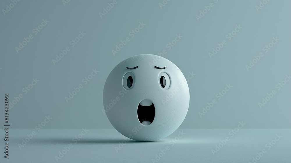 angry digital emoji 3d render illustration Stock Illustration | Adobe Stock