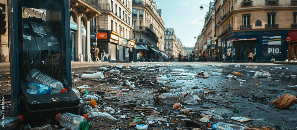 In a poignant portrayal of environmental challenges, a close-up ...