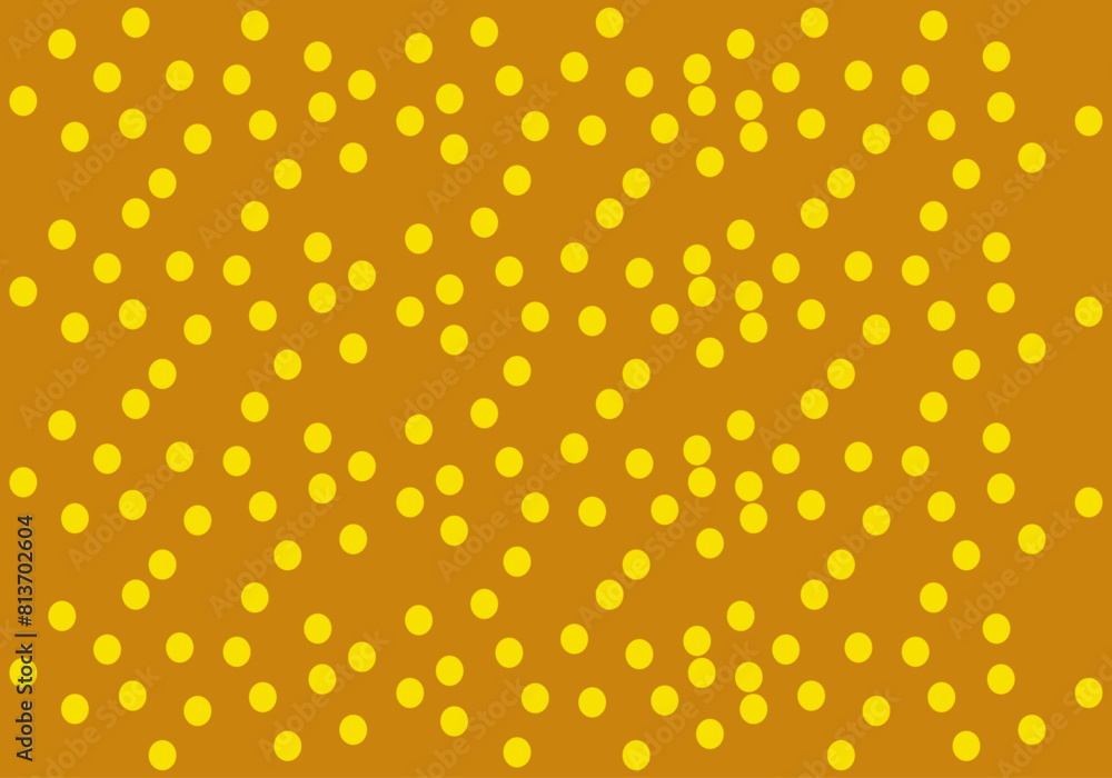 Fondo de puntos y montas naranjas sobre fondo cálido. の Stock ベクター ...