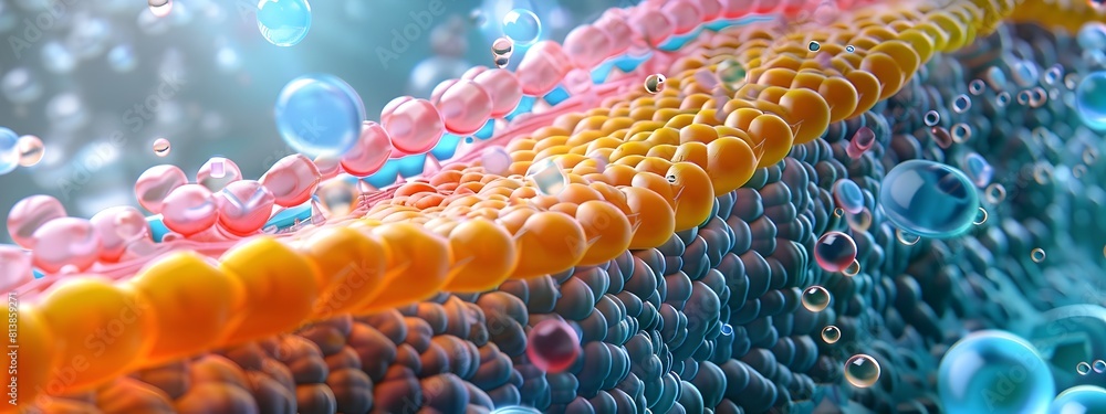 Molecular Model of Bacterial Cell Membranes Phospholipid Bilayers and ...