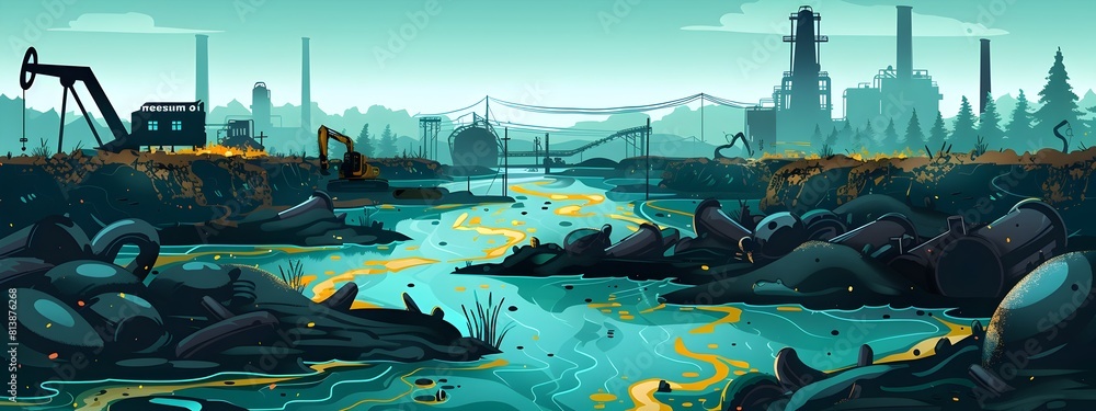 Illustrated Infographic on Bacteria s Role in Bioremediation and ...