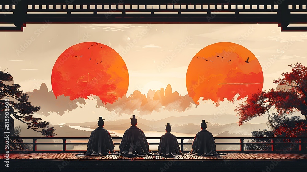 Create an infographic outlining the key principles and teachings of ...