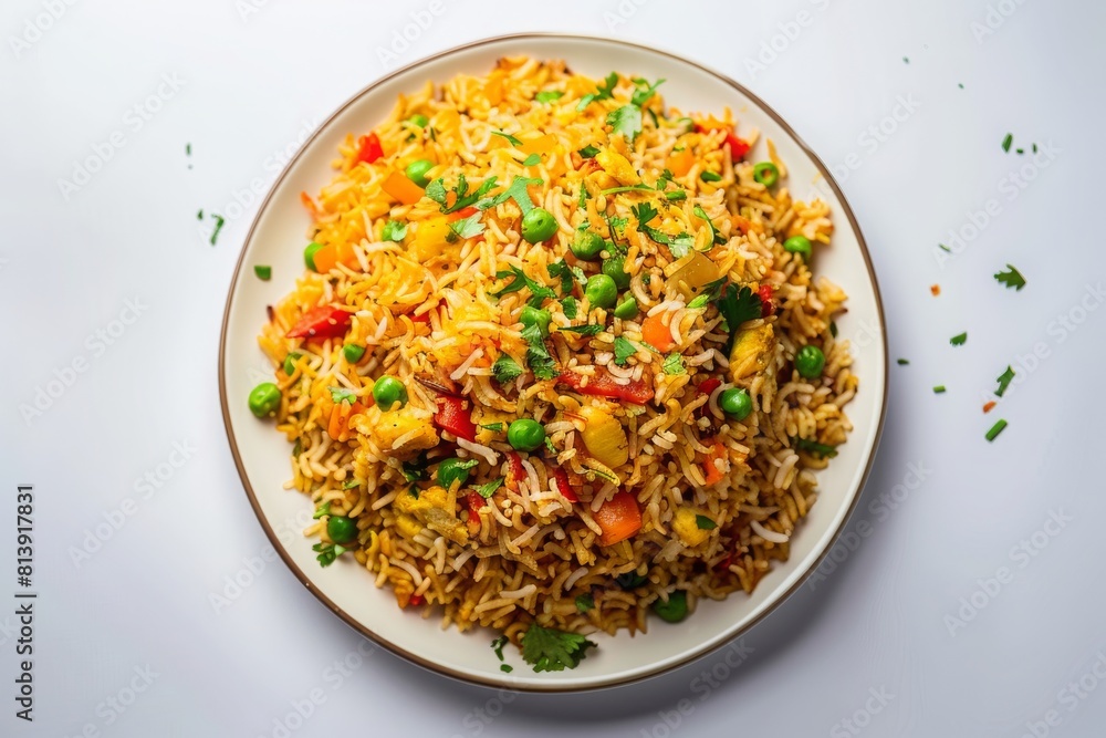 Tawa Pulao/Pulav/Pilaf/Pilau is an Indian Street Food made using ...