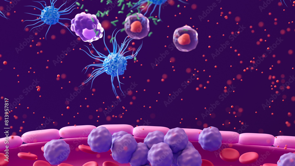 Immune System: Macrophages, Dendritic Cells, and White Blood Cells ...