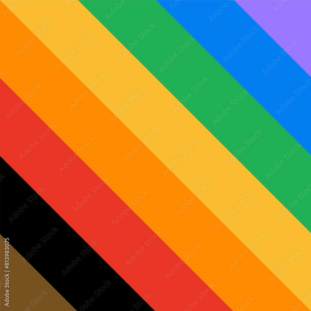 Pride Flag Background Inclusive Lgbtq Progress Pride Rainbow Flag