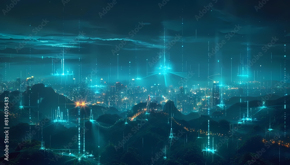 The city of the future is a place of gleaming towers, advanced ...