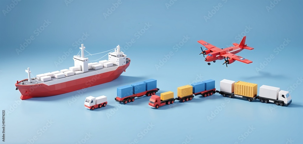 Conceptual representation of different types of global freight ...