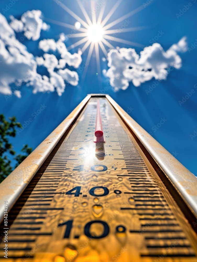 Sweltering heatwave - show heat wave, high summer temperatures ...