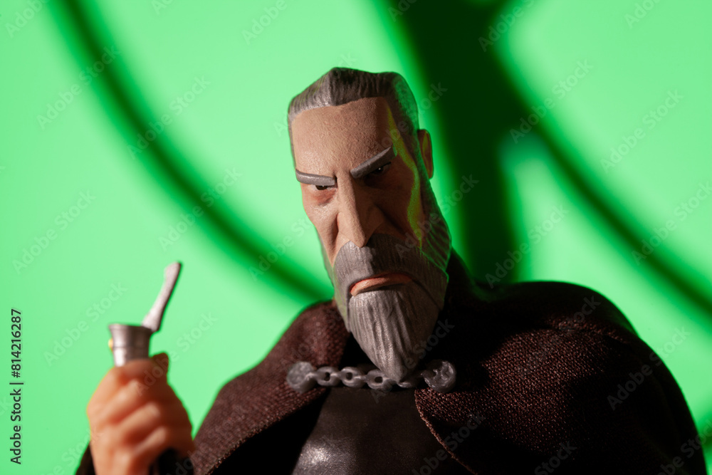 NEW YORK USA, MAY 20 2024: Sith lord Darth Tyranus - Count Dooku ...