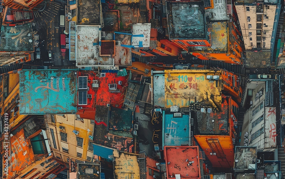 Capture the essence of a crumbling metropolis through the lens of ...