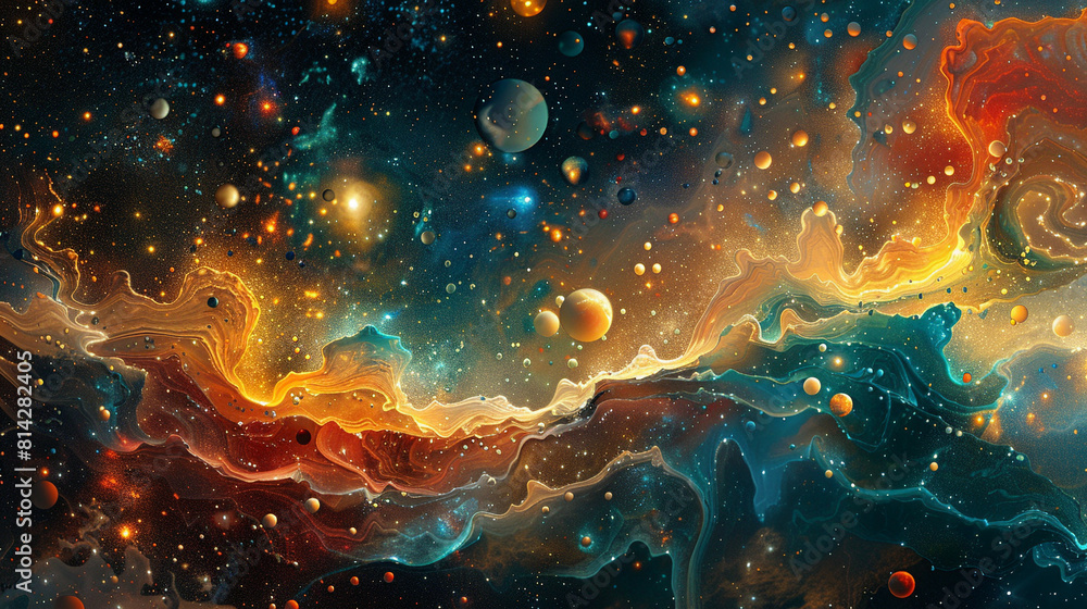 Celestial Abstract Capturing Cosmic Wonders in Stunning Art – A Journey ...