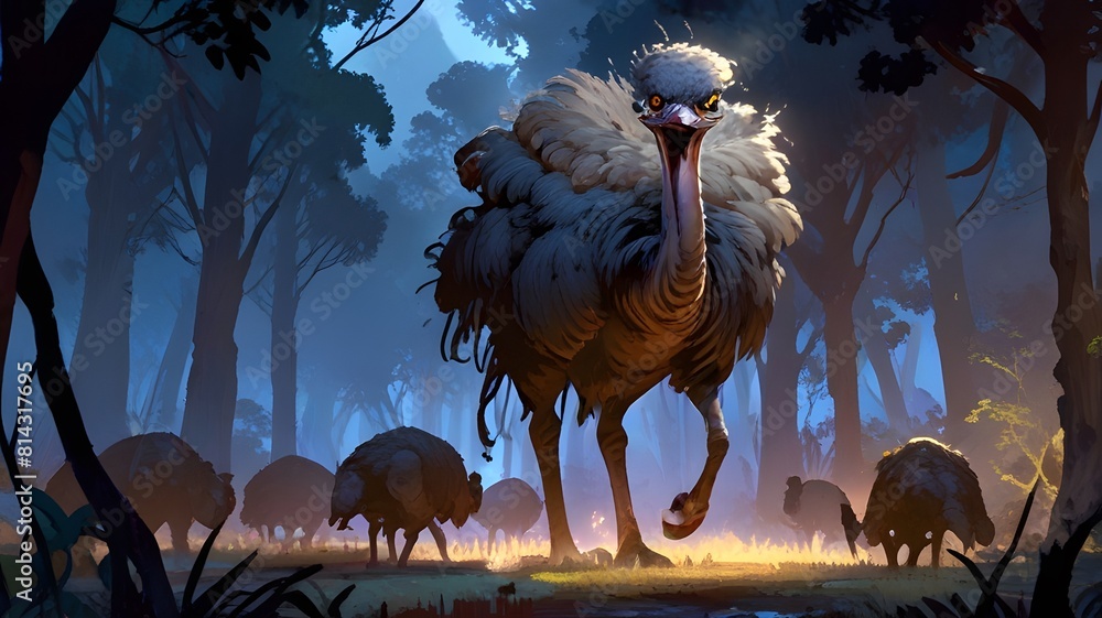 Illustration of a terrifying octupus-like creature, dark magic and ...