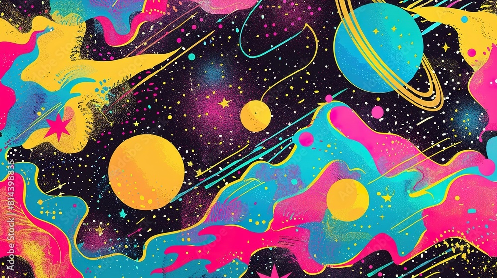 Our Retro 80s Wallpapers Transport You to a Realm of Pixelated Grids ...