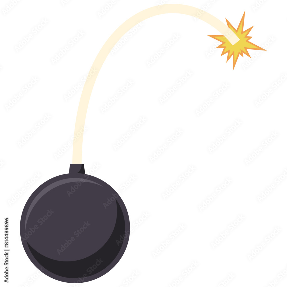Bomb Illustration Stock Vector | Adobe Stock