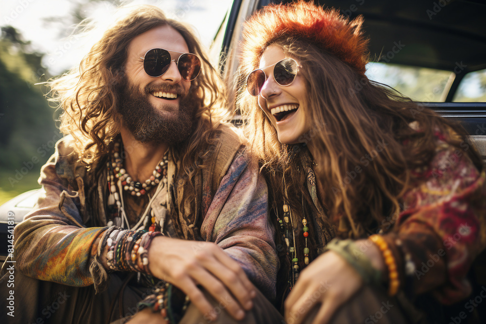 Funky hippie person with big chevelure volume hairstyle dreadlocks at ...
