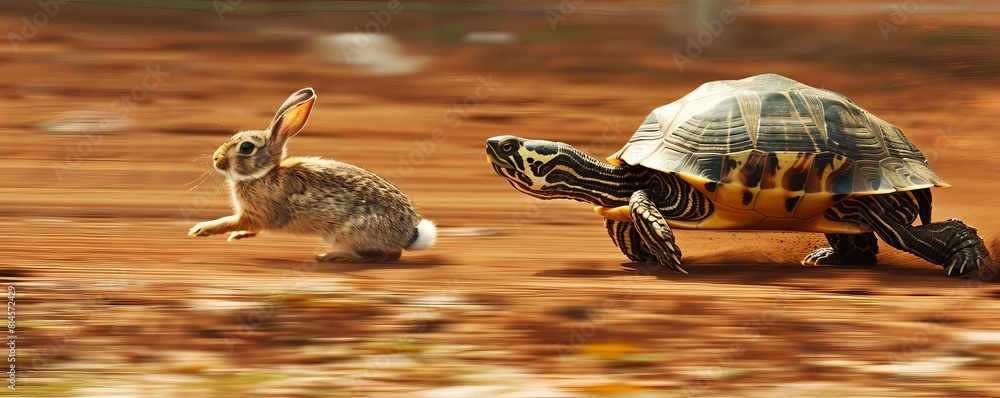 Humorous race scene at the Paris Olympics with a turtle surprisingly ...