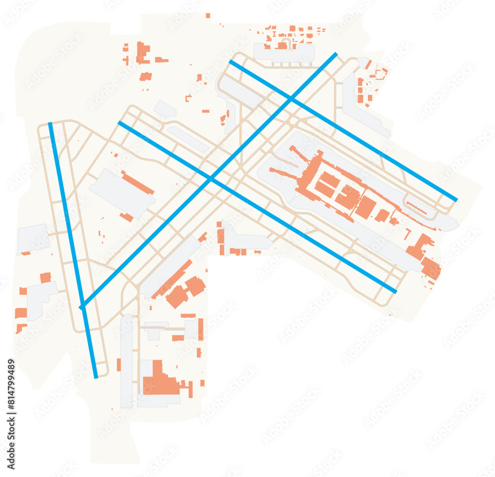 Map of Minneapolis-Saint Paul International Airport (Wold-Chamberlain ...