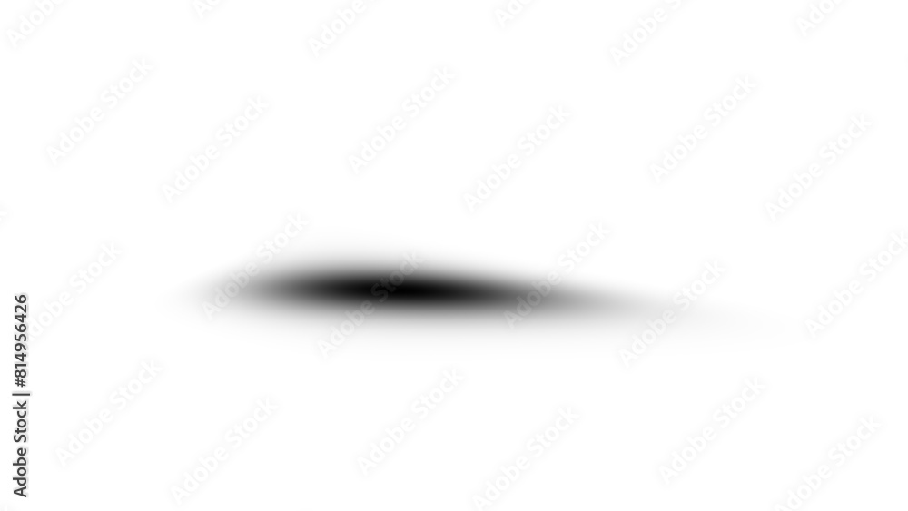 Shadow strips, realistic round overlay effect isolated on transparent ...