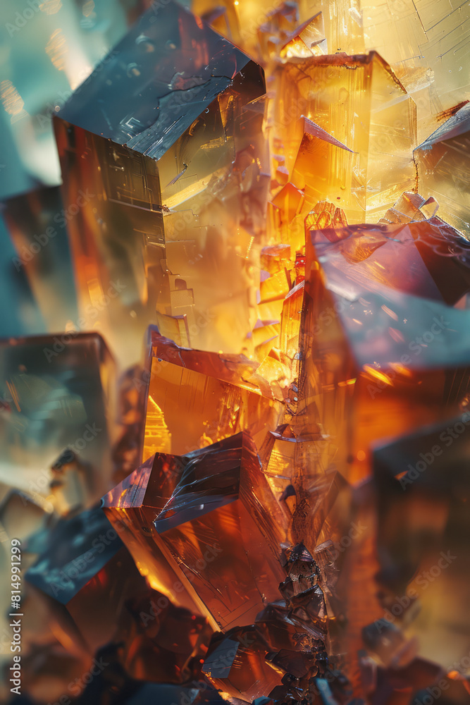 Integration of Baltic amber inclusions in a resin-like transparent ...