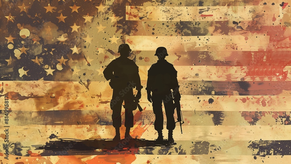 Honoring Sacrifice: A Memorial Day Silhouette Tribute to Our Brave ...
