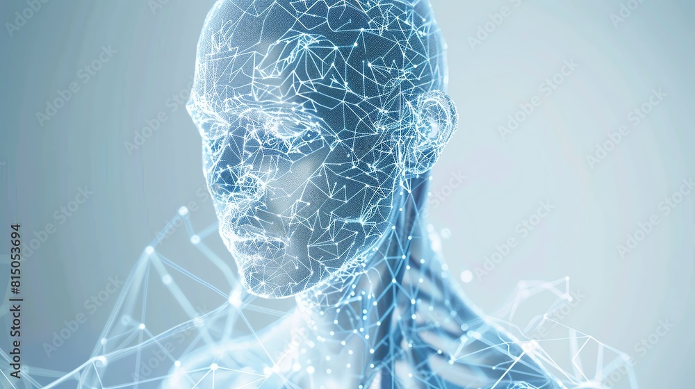 Generate an abstract representation of a human face using ASCII ...