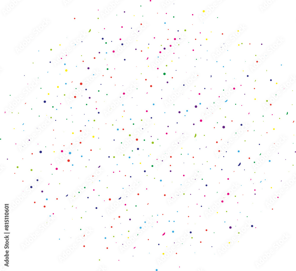 Small confetti pattern Isolated on transparent background. Grunge ...