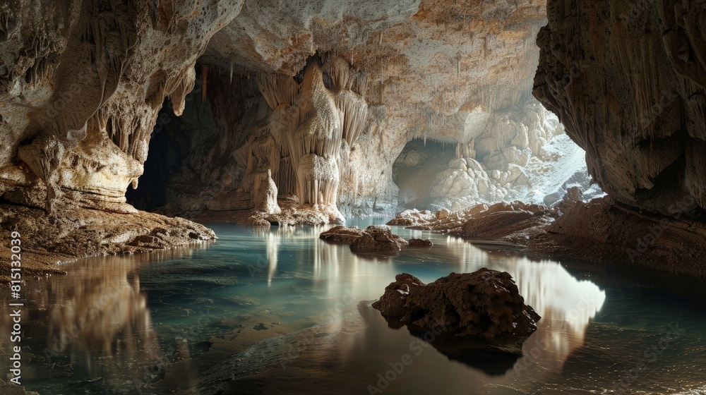 Caving in the caves of Slovenia, underground rivers, stalactites and ...