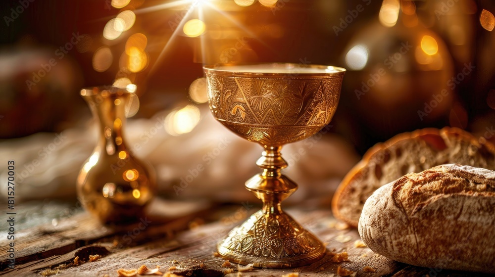 Experience the sacred ritual of Communion where the symbolic Holy Grail ...
