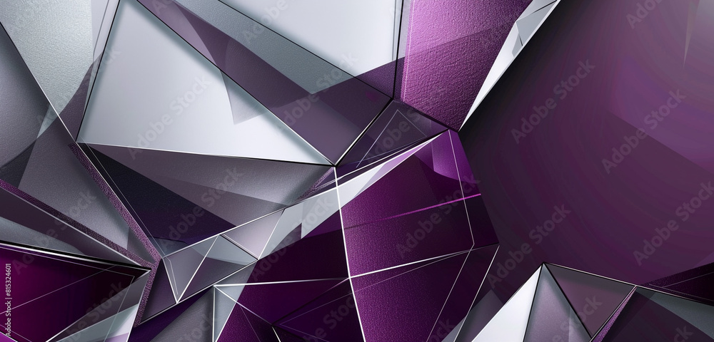 Exclusive gathering brochure with silver and deep purple overlays ...