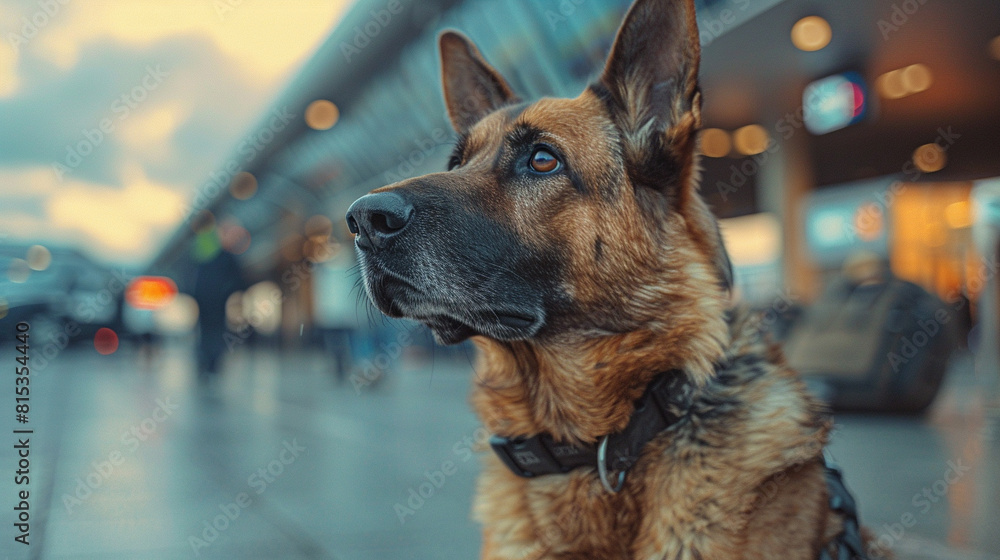 Sniffer dogs at work photograph of a dog being used to detect ...