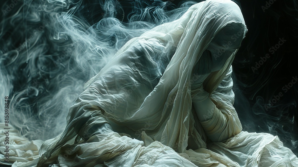 Pocong is a figure in Indonesian mythology and traditional beliefs who ...