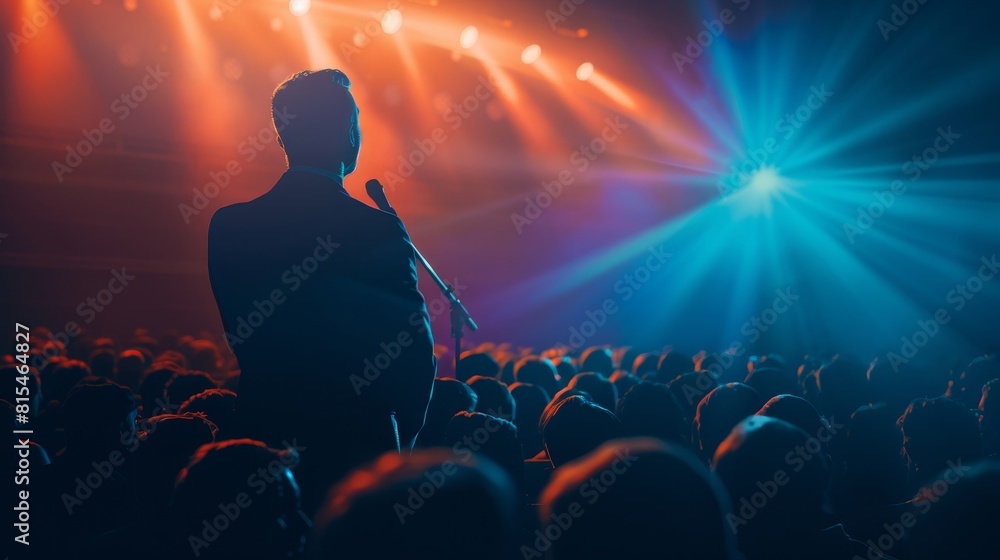 CEO utilizing AI for enhancing public speaking and presentations front ...