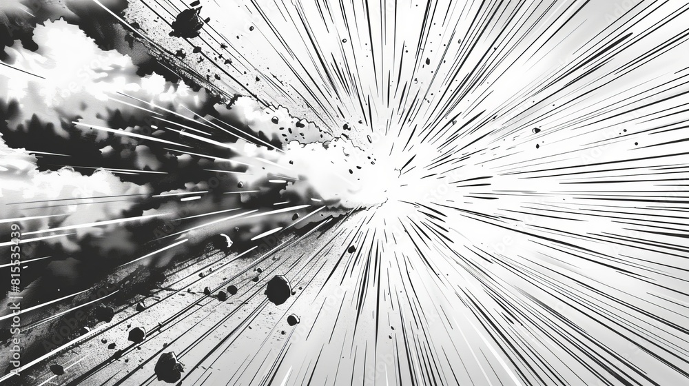 Enjoy the dynamic energy of manga and anime style comic speed lines ...