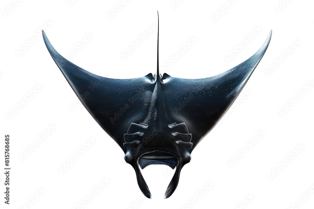 Manta ray isolated on transparent background Stock Illustration | Adobe ...