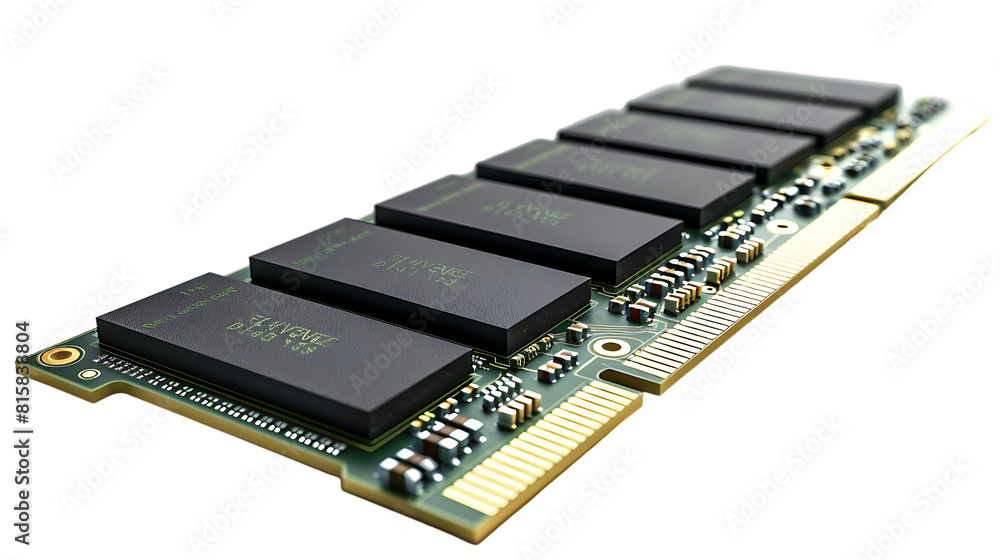 ram memory isolated on transparent background Stock Photo | Adobe Stock