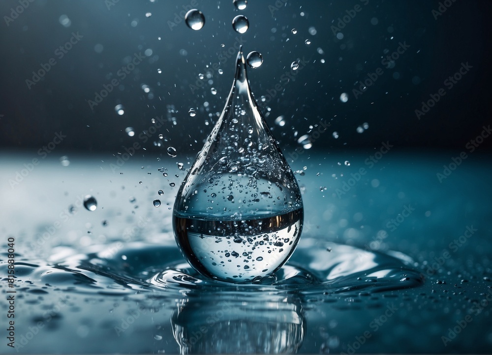 water splash background Stock Photo | Adobe Stock