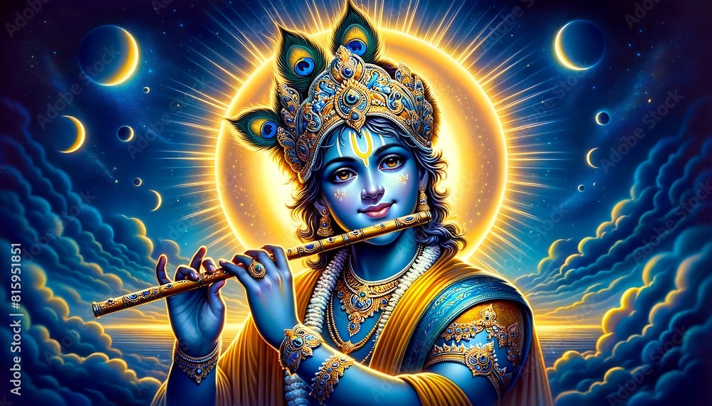 Lord Krishna Stock Photo | Adobe Stock